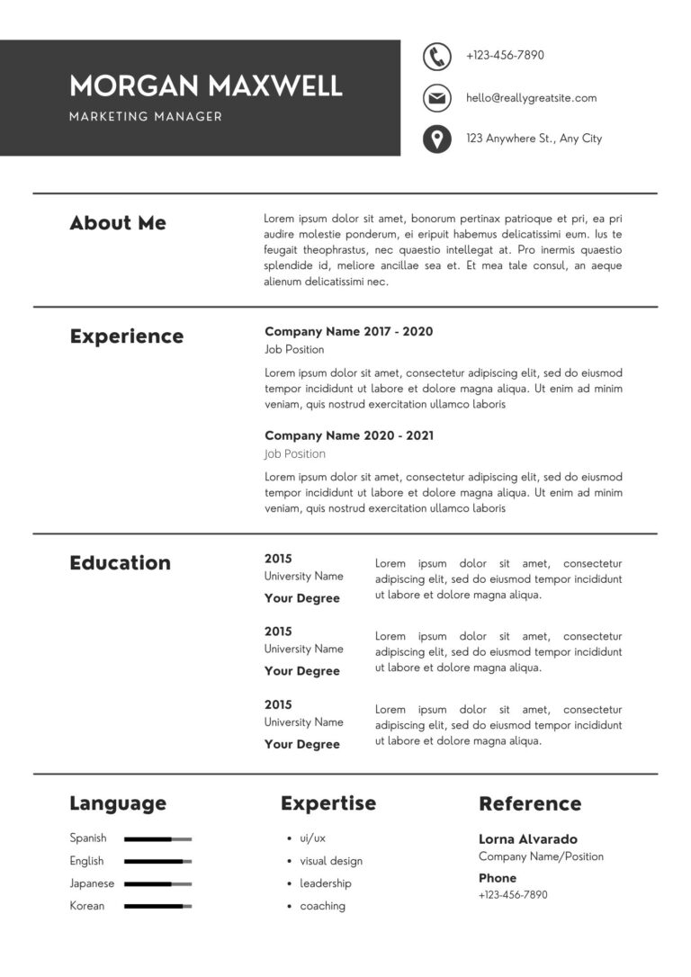 How to Write a CV? Download Free CV Templates | John Academy