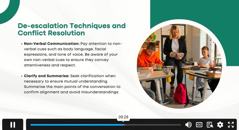 Classroom Behaviour Management Training